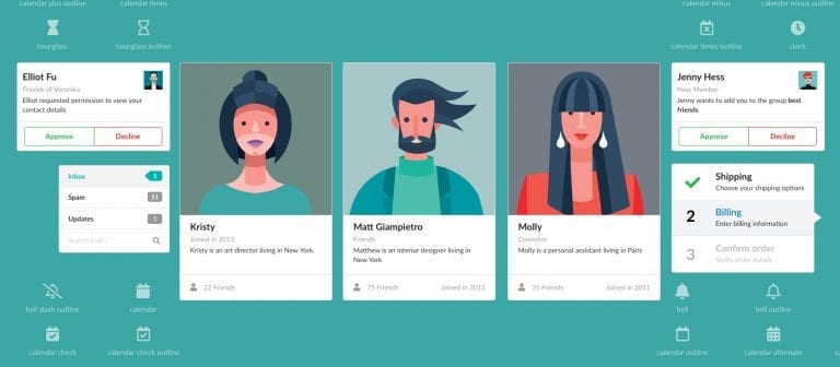 Free Semantic UI Template Helps You Design Faster | Adobe XD Ideas